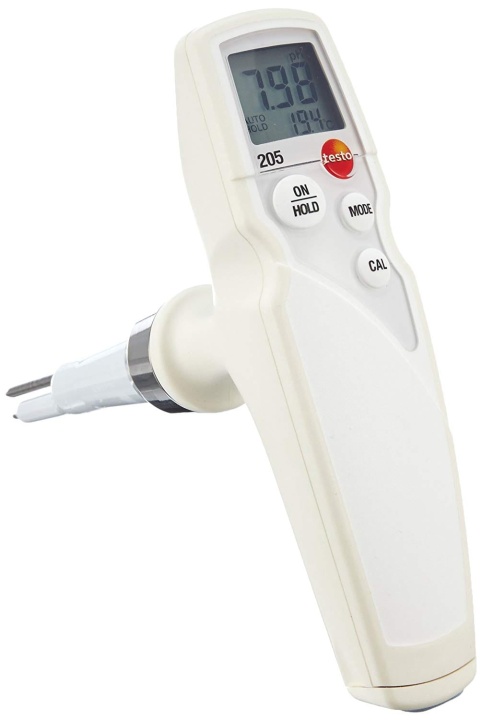 pH-meter voor de voedingsindustrie, testo 205 - Testo - Koop online ...