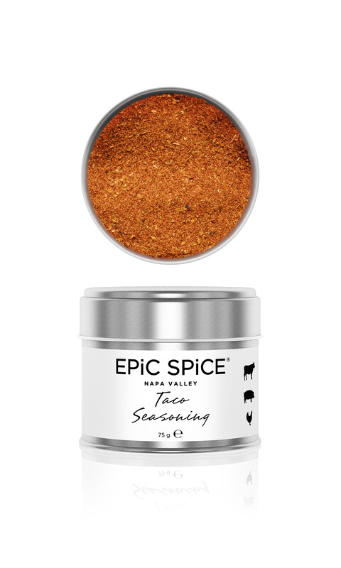 Taco Seasoning, kruidenmix, 75g - Epic Spice - Koop online | KitchenLab
