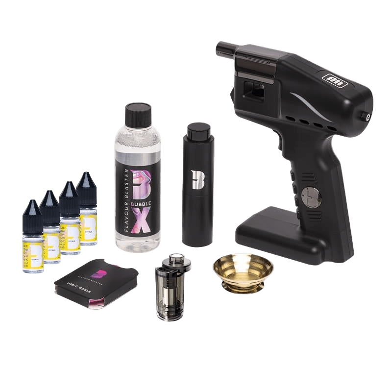 Pro 2 Kit Black Aroma Gun - Flavour Blaster - Koop online | The Kitchen Lab
